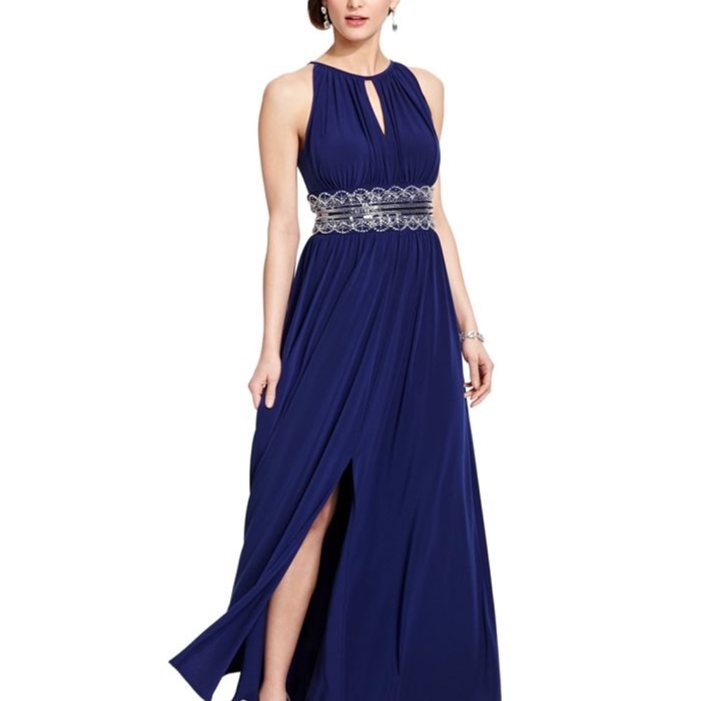 Beautiful, Long, Blue Evening Dress. Size 20 Rm Richa… - Gem
